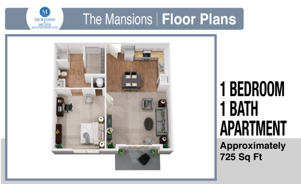 55+ Senior Apartments near Atlanta | The Mansions at Decatur