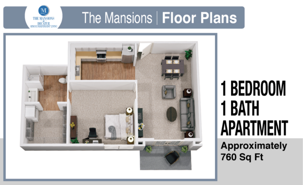 55+ Senior Apartments near Atlanta | The Mansions at Decatur
