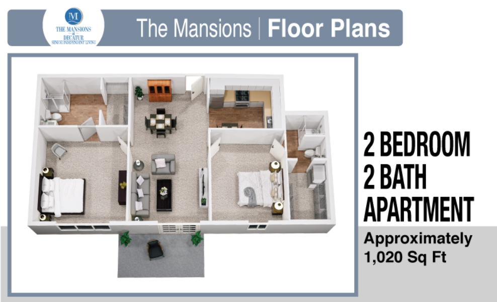55+ Senior Apartments near Atlanta | The Mansions at Decatur